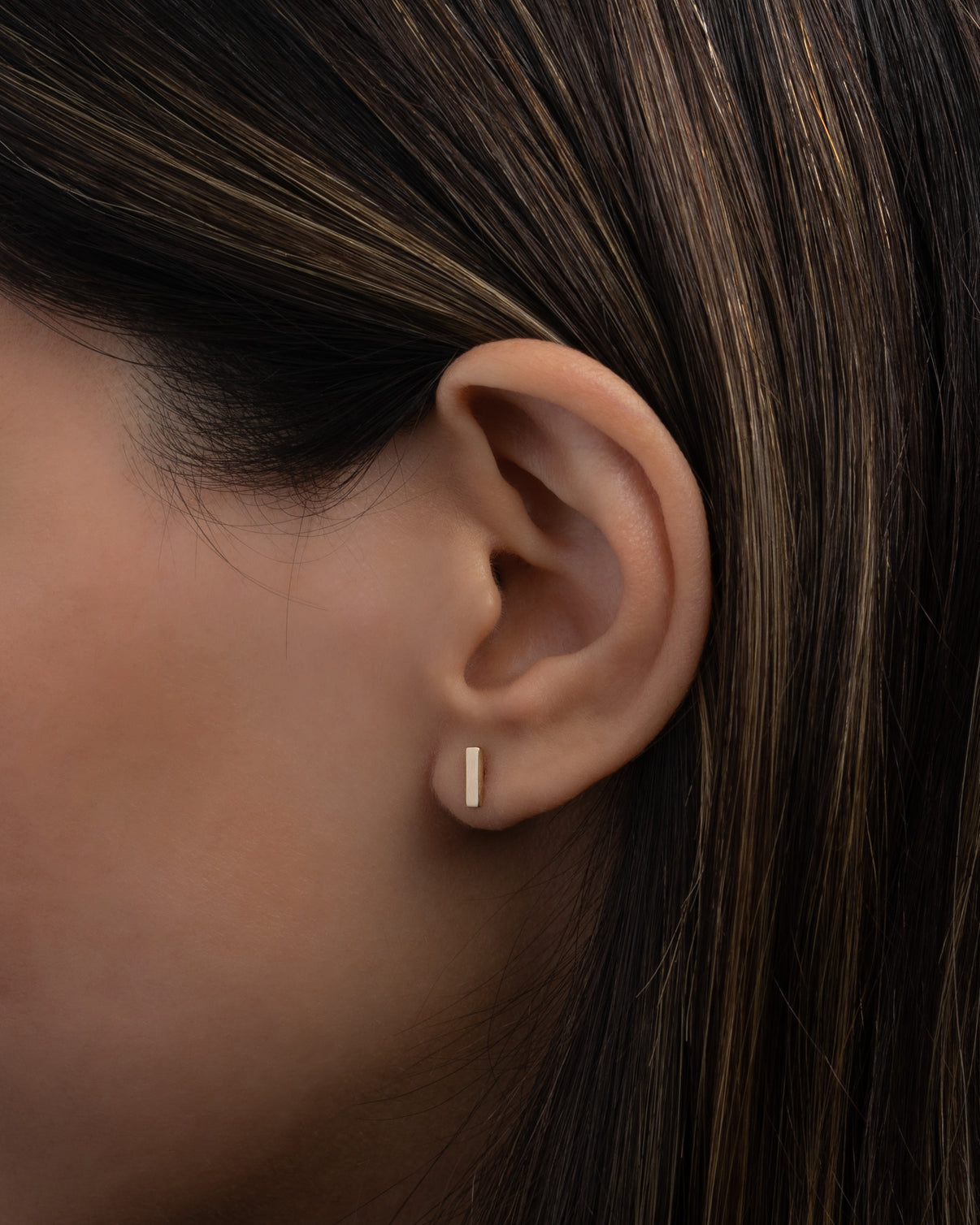 Bar Studs – Rhea Noa Jewelry